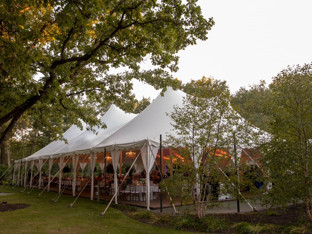 Tent Leg Draping - Blue Peak Tents, Inc.