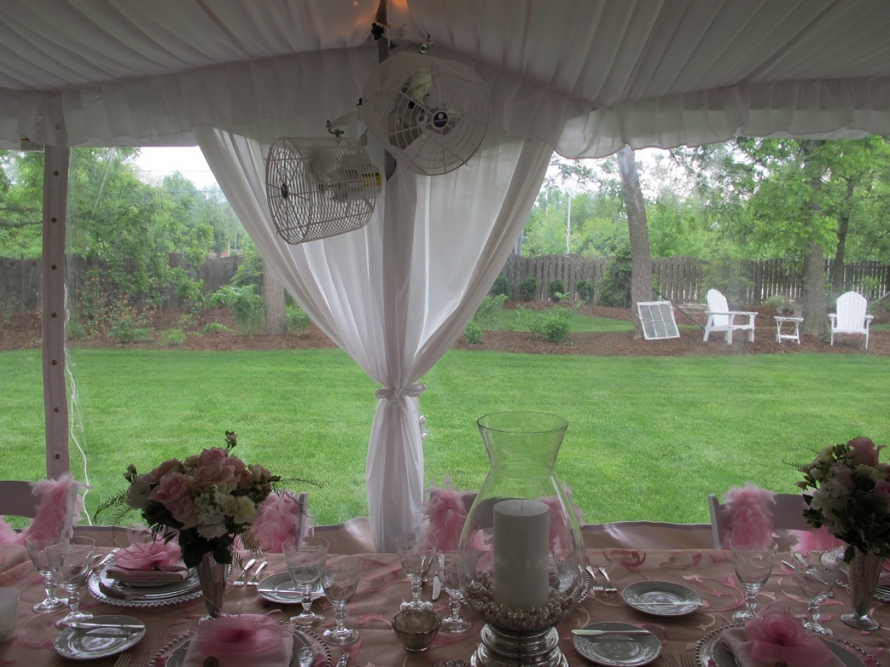 Tent Leg Draping - Blue Peak Tents, Inc.