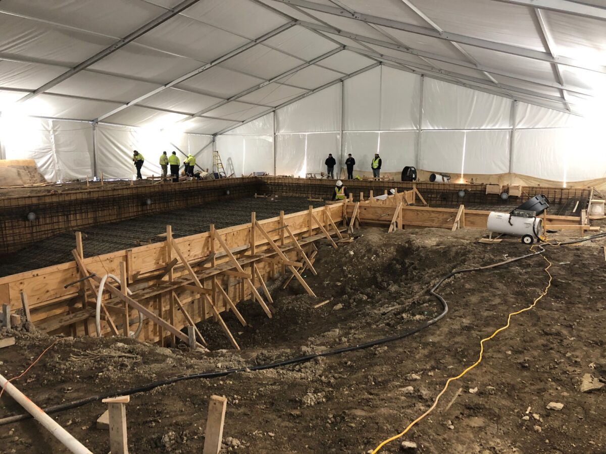 Industrial and Construction Tent Rentals and Structure Rental