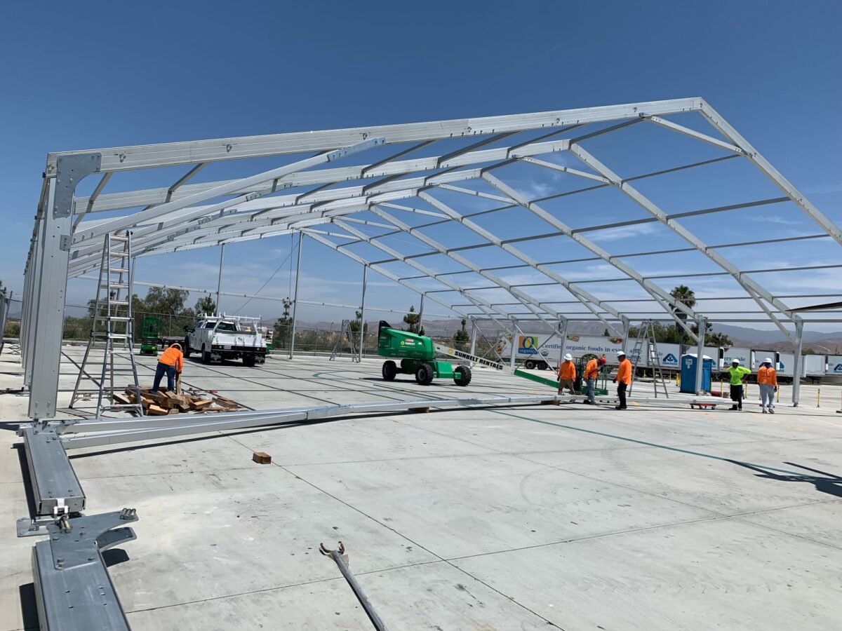 Industrial and Construction Tent Rentals and Structure Rental