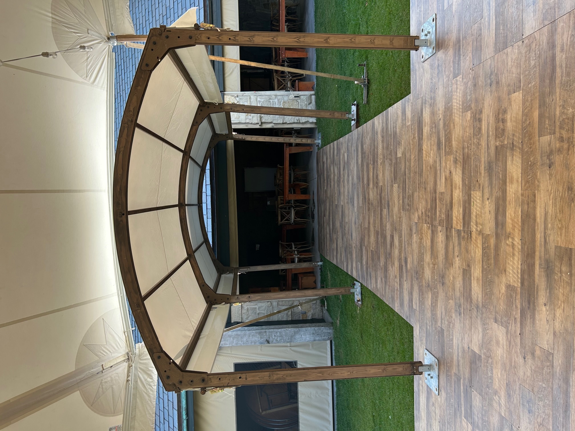 Sailcloth Arch Structure - Blue Peak Tents, Inc.