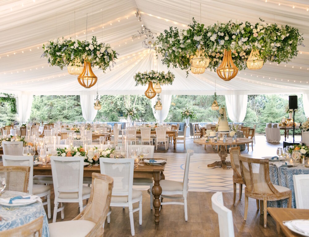 Elegant Clear-top tent wedding - Blue Peak Tents, Inc.